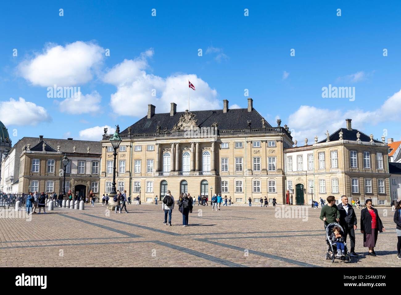 Official residence of the Danish royal family, Amalienborg consists of ...