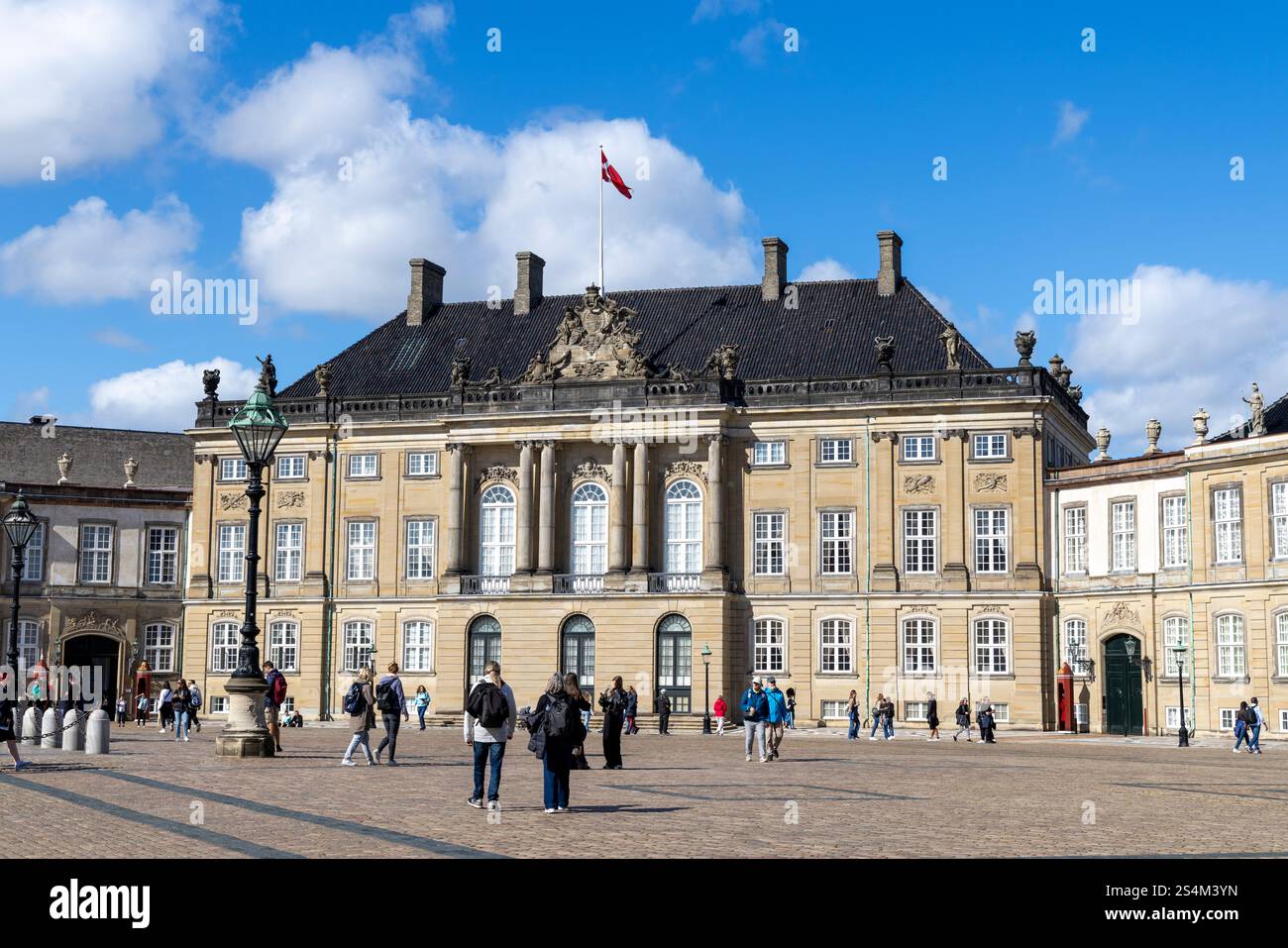 Official residence of the Danish royal family, Amalienborg consists of ...