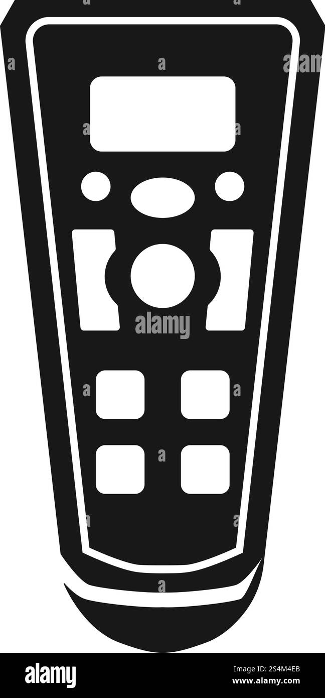 Air cleaner remote control icon. Simple illustration of air cleaner ...