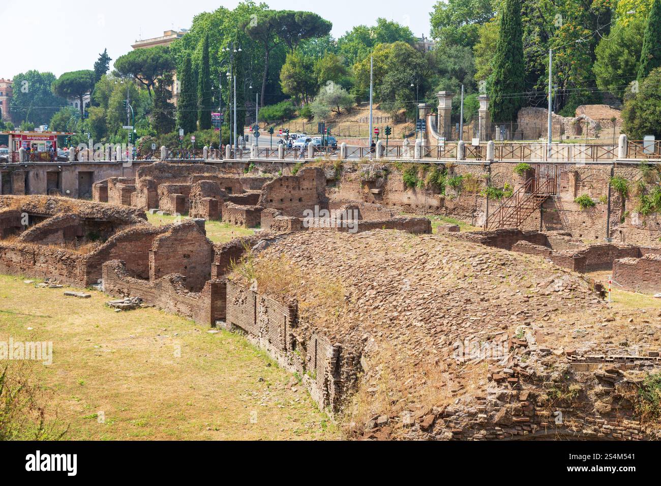 Ludus Magnus (Great Gladiatorial Training School), Rome, Italy Stock ...