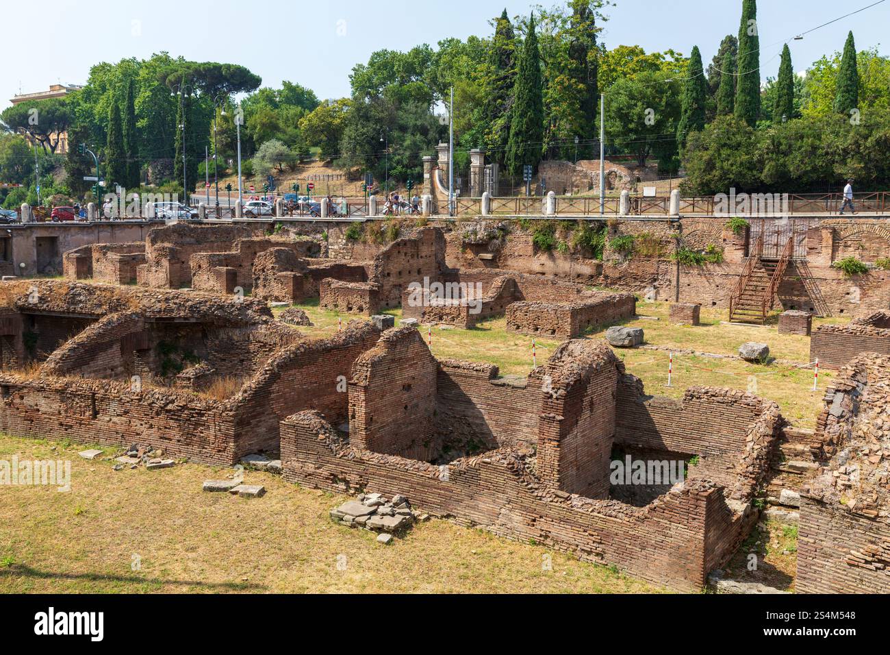 Ludus Magnus (Great Gladiatorial Training School), Rome, Italy Stock ...