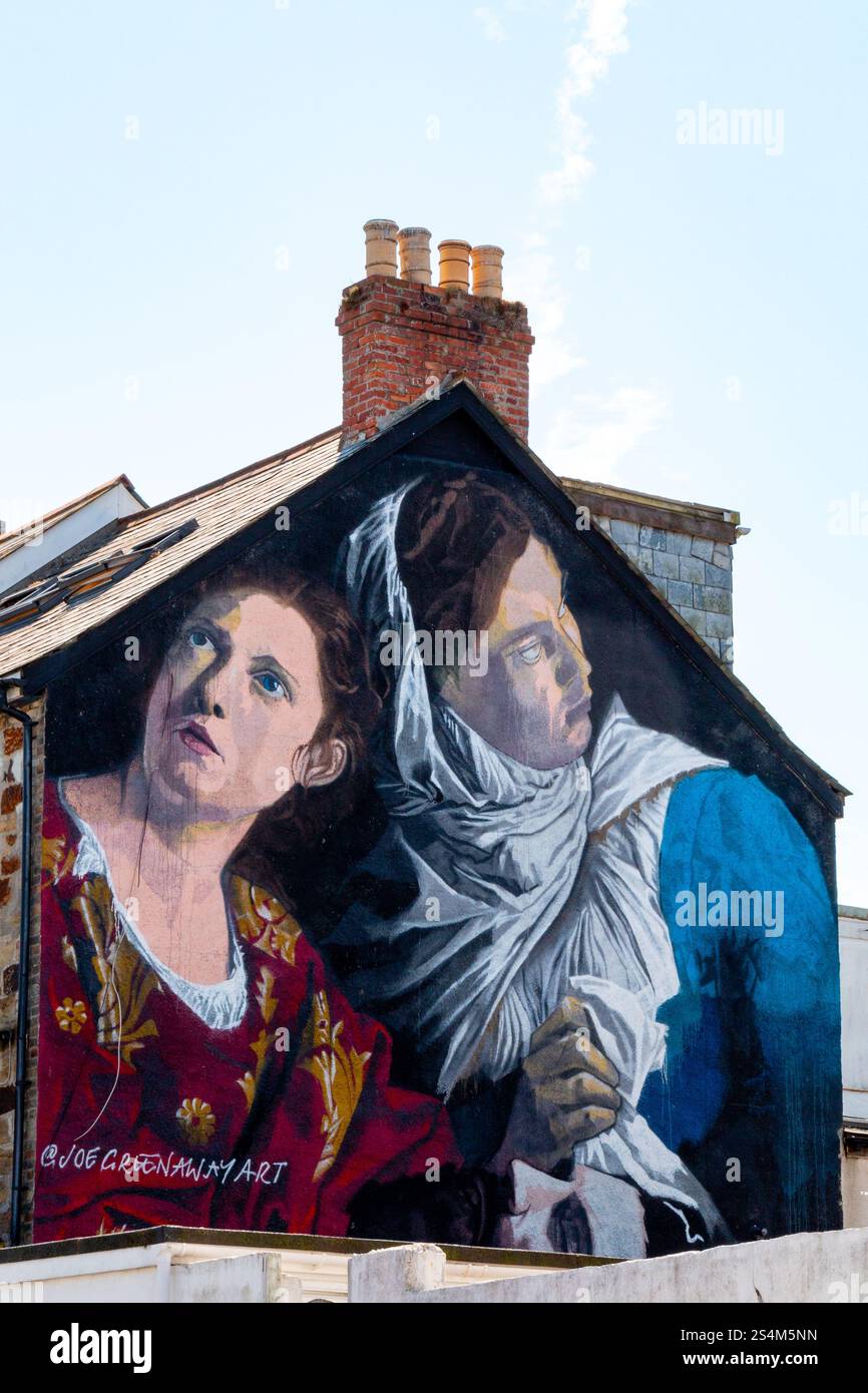 A mural of Judith with the Head of the Holofernes. The original by ...