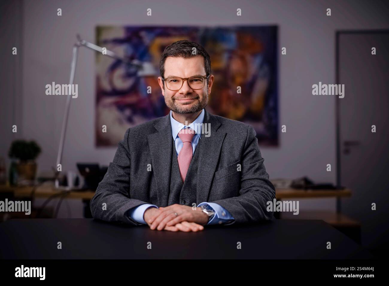 Marco Buschmann, FDP Generalsekretaer, posiert im Rahmen eines ...