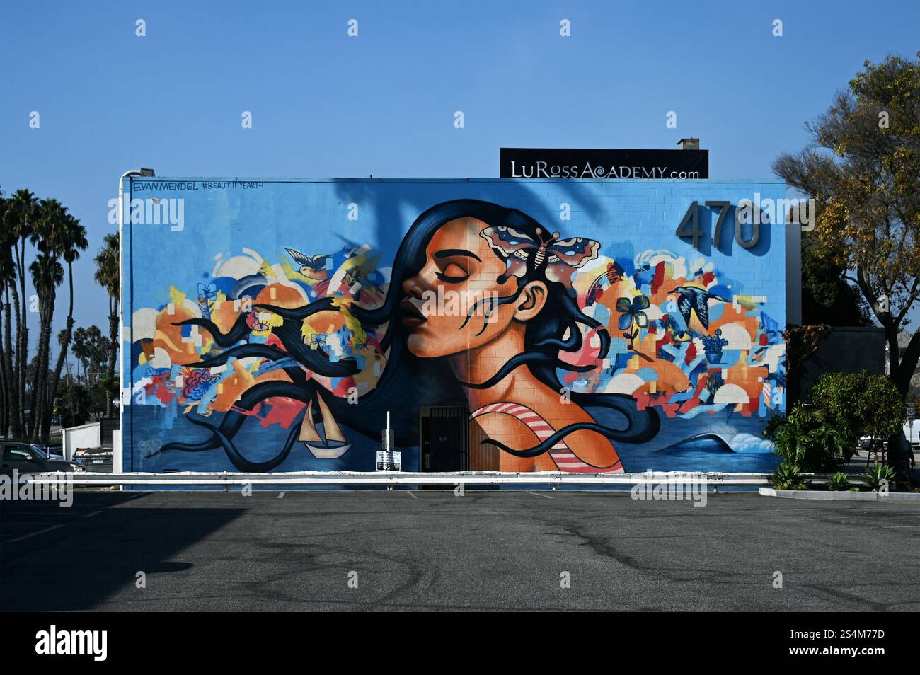Mural in Ventura, California, USA Stock Photo - Alamy