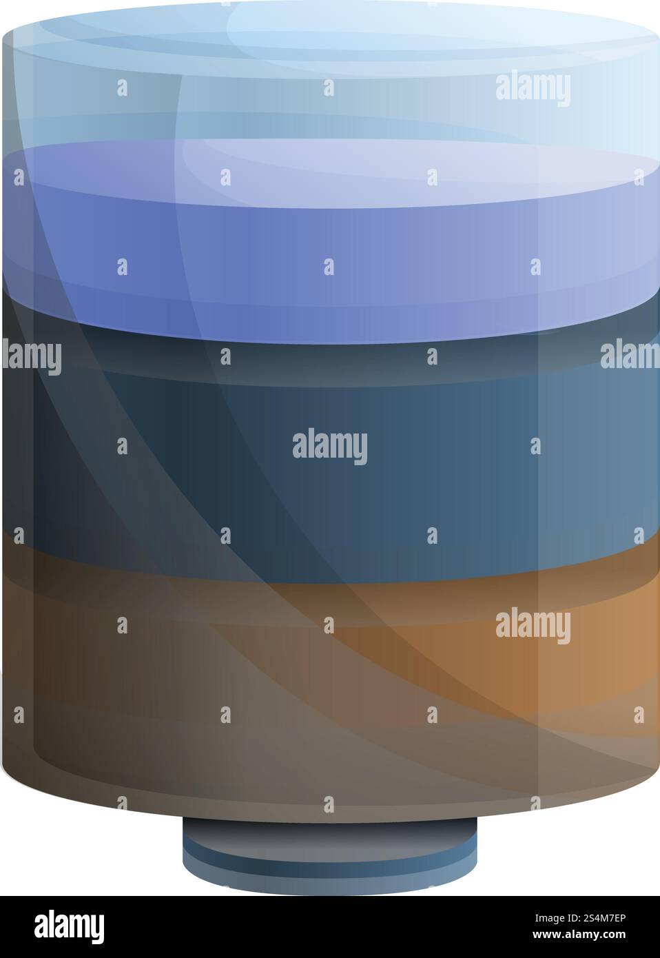 Layer of filter cartridge icon. Cartoon of layer of filter cartridge ...