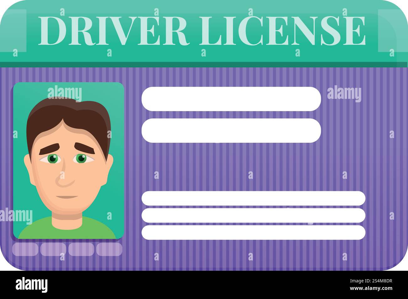 Driver license right icon. Cartoon of driver license right vector icon ...