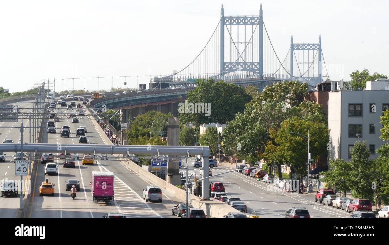 New York City, United States - 2 Sept 2023: Triborough Bridge in ...