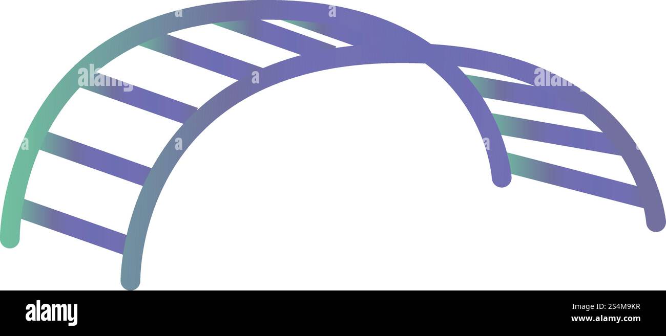 Monkey bars icon. Cartoon of monkey bars vector icon for web design ...