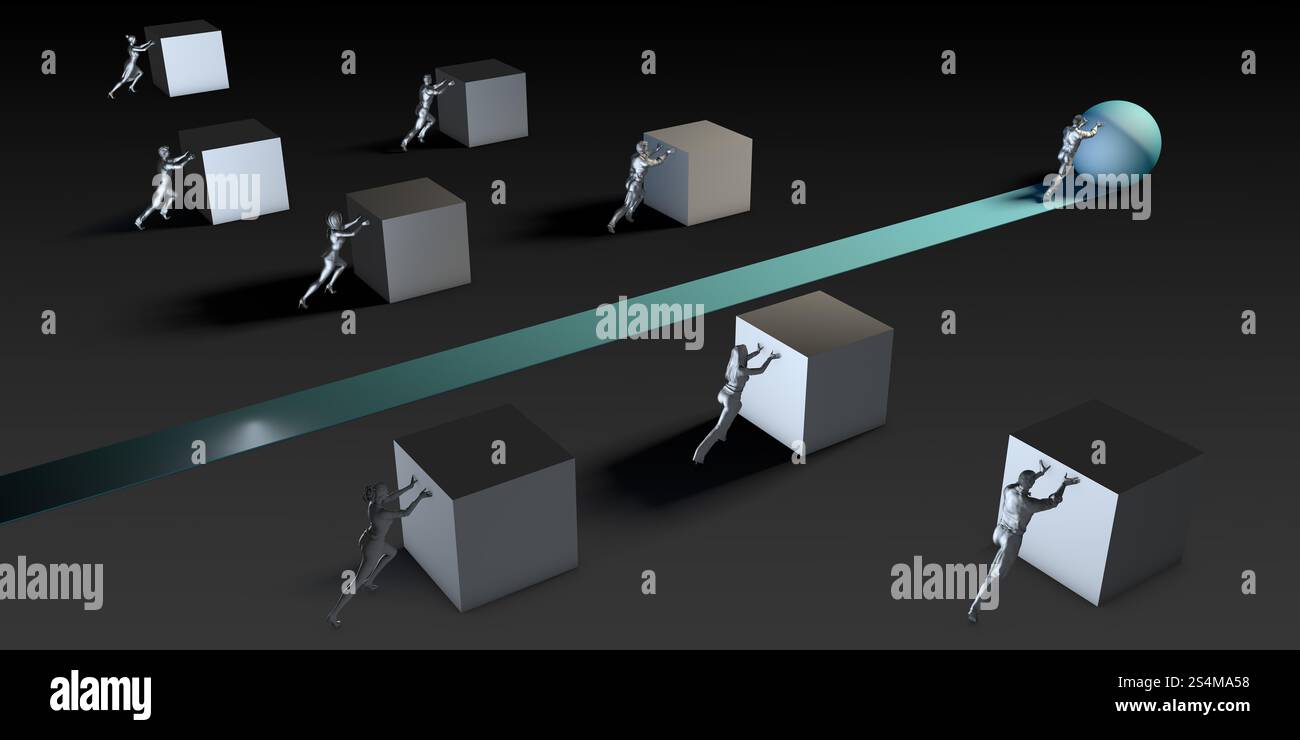 Innovation Concept for a Special Solution Approach Stock Photo - Alamy