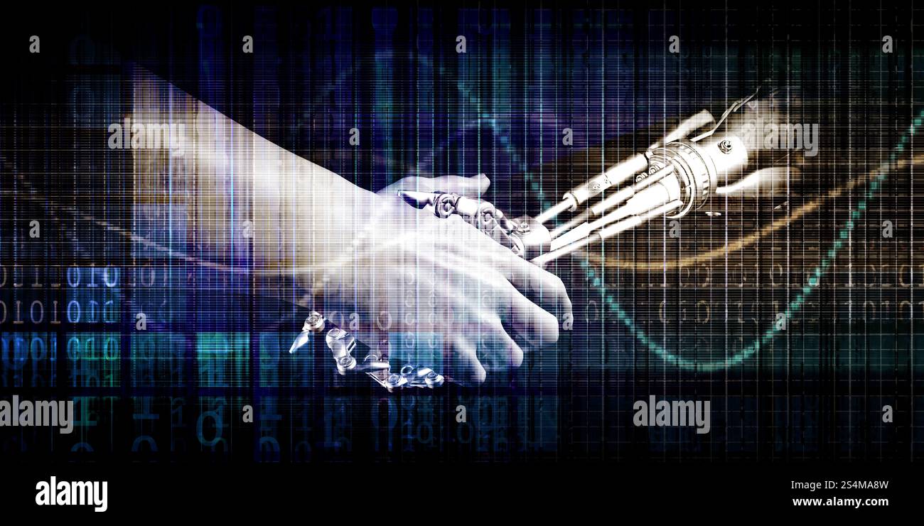 Human Robot Collaboration in Manufacturing as Labor Solution Stock ...