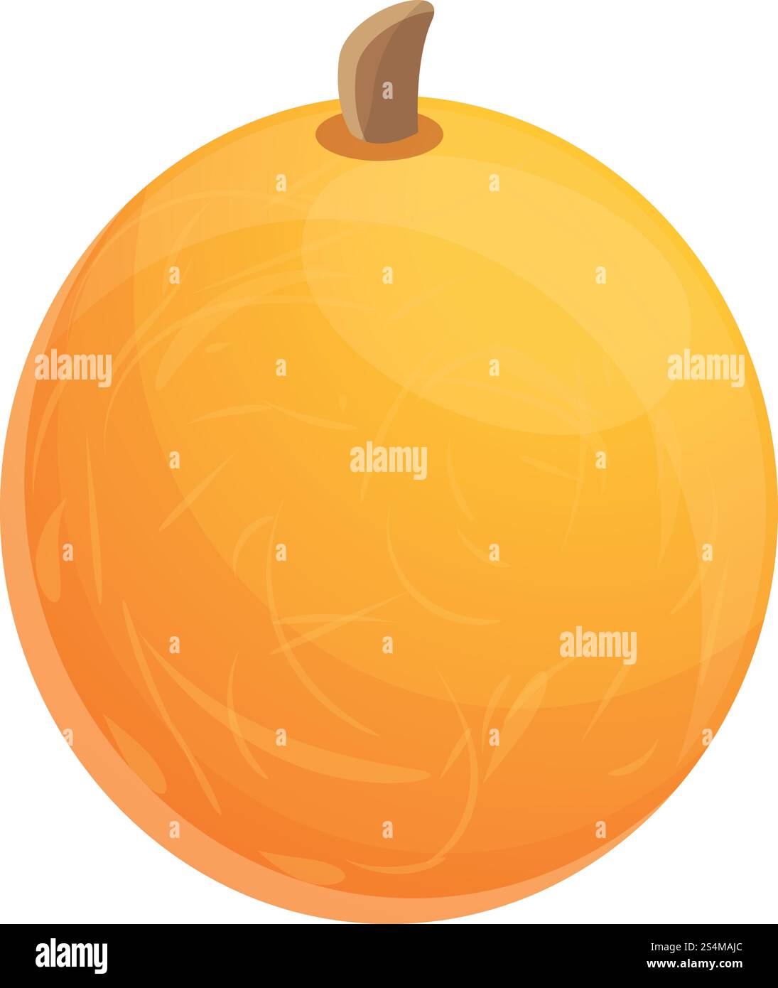 Whole melon icon. Cartoon of whole melon vector icon for web design ...