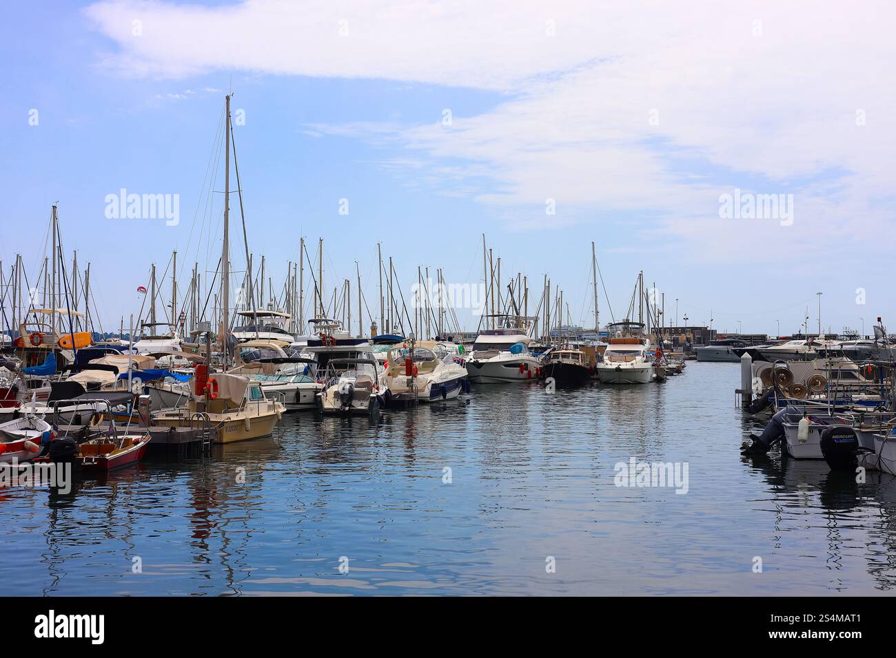 CANNES, FRANCE - August 14, 2024: Port of Cannes. Cannes hosts the ...