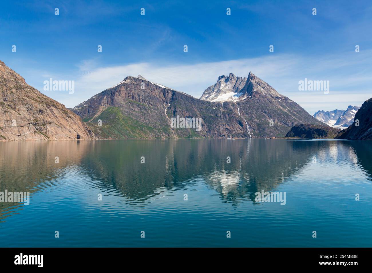 Stunning scenery going through Prince Christian Sound, Prins Cristian ...