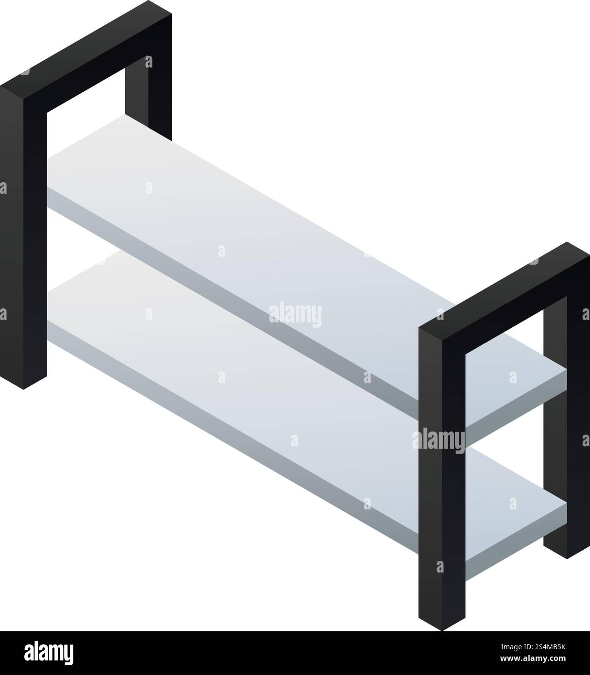 Garage shelf icon. Isometric of garage shelf vector icon for web design ...