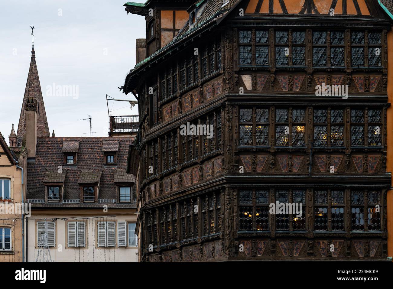 Building facades in the town of Strasbourg Stock Photo - Alamy