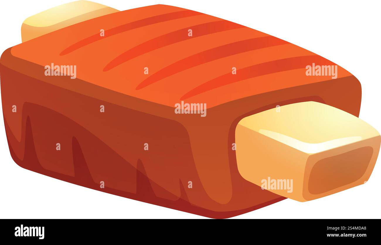 Pork bone steak icon. Cartoon of pork bone steak vector icon for web ...