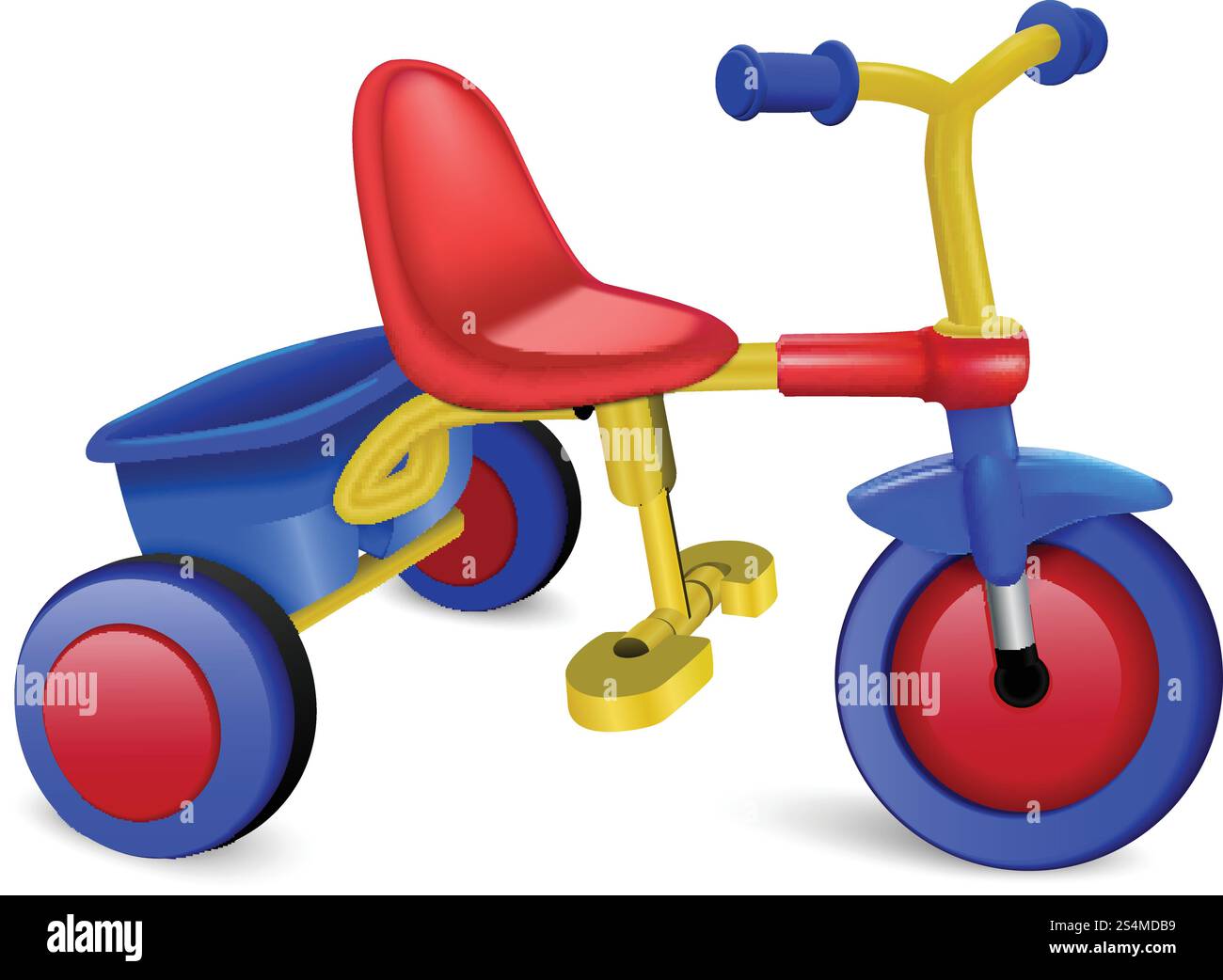 Tricycle icon. Realistic illustration of tricycle vector icon for web ...