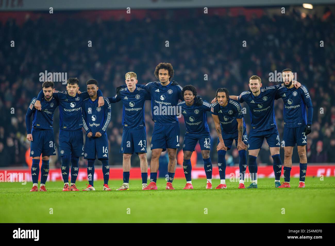 London, UK. 12th Jan, 2025. Arsenal v Manchester United - FA Cup R3 ...