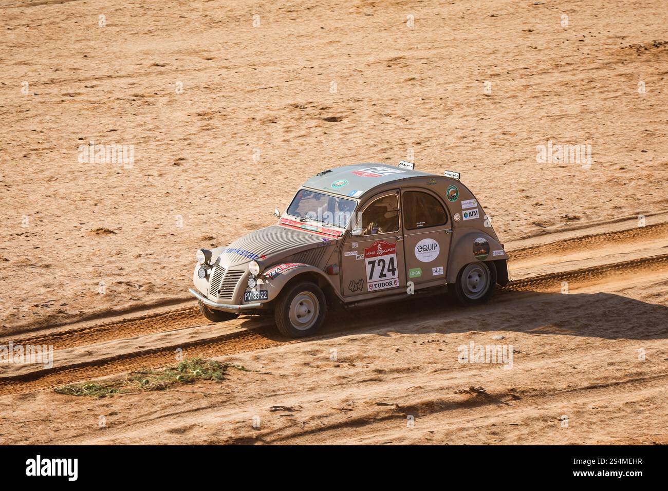 724 DE RAADT Floris (nld), KANN David (nld), Citroen 2CV, Team ...