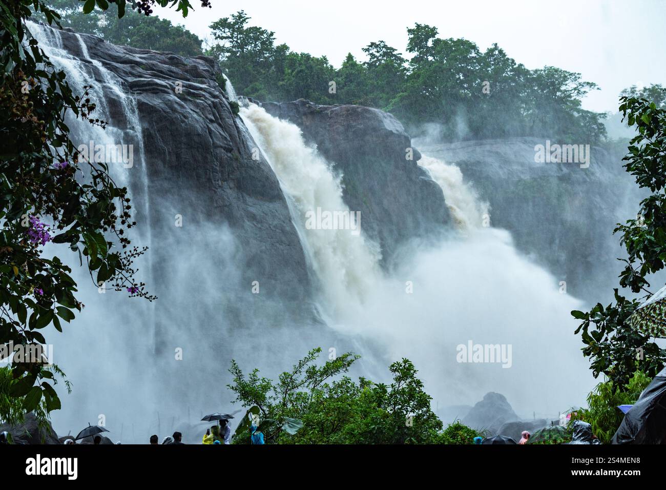 Breathtaking Athirappilly Waterfalls, Kerala Stock Photo - Alamy