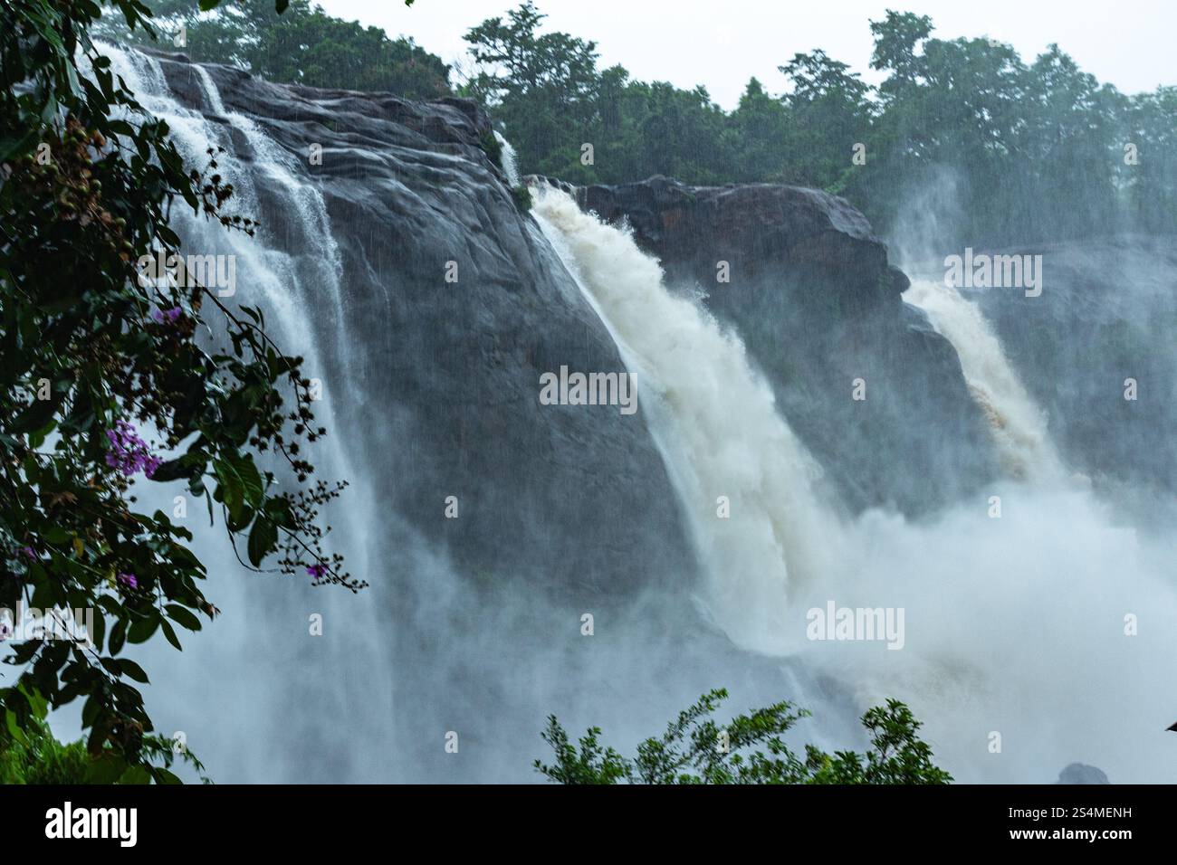 Breathtaking Athirappilly Waterfalls, Kerala Stock Photo - Alamy