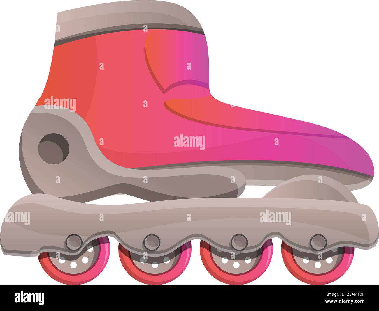 Modern inline skates icon. Cartoon of modern inline skates vector icon ...