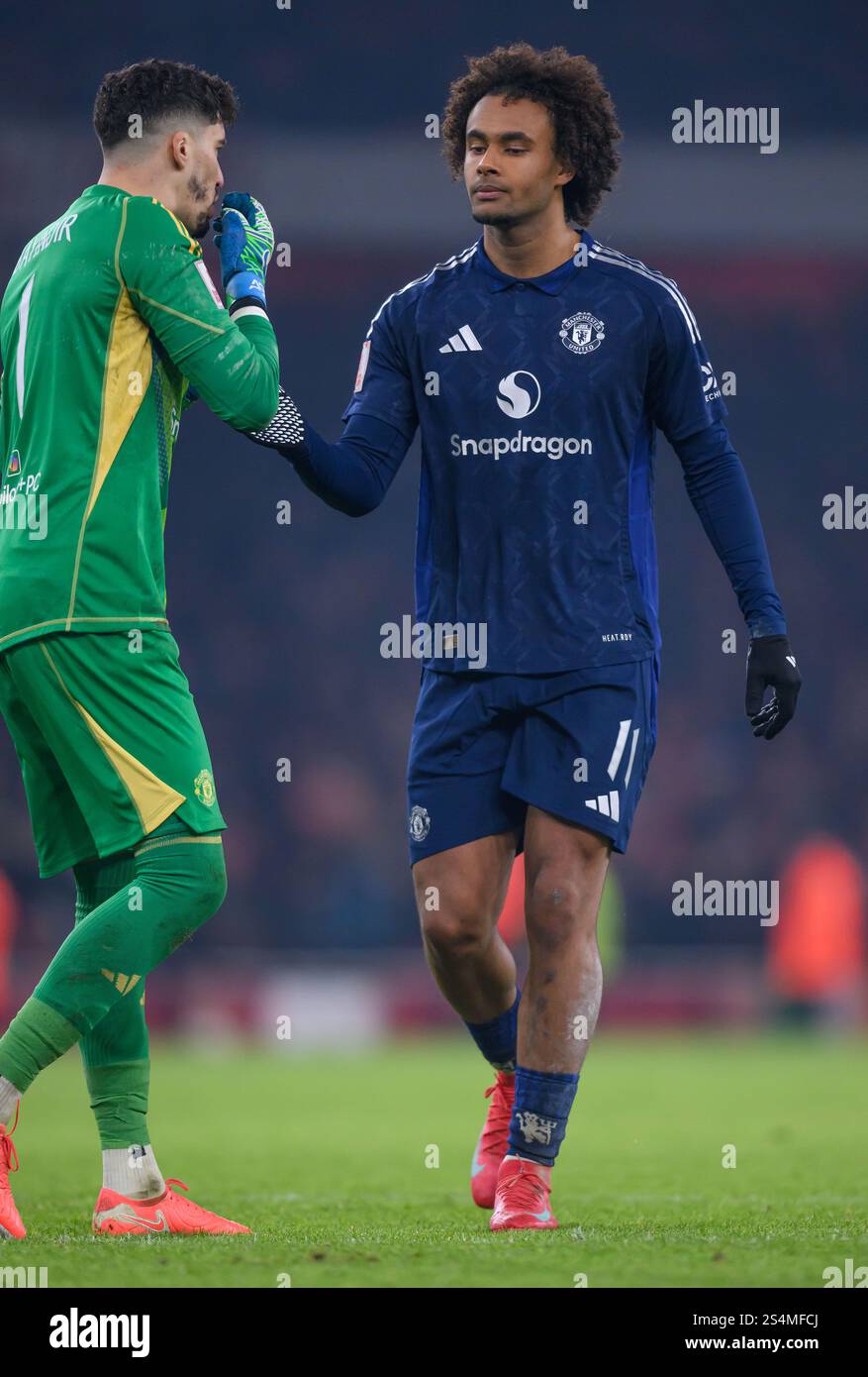London, UK. 12th Jan, 2025. Arsenal v Manchester United - FA Cup R3 ...