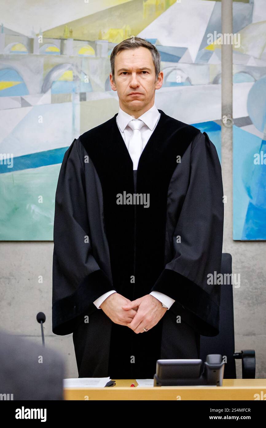 13 January 2025, Bavaria, Würzburg: Thomas Schuster, presiding judge of ...
