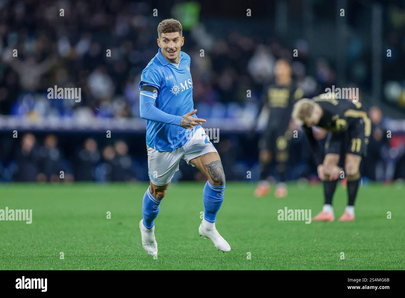 Naples, Italy. 12th Jan, 2025. Napoli's Italian defender Giovanni Di ...