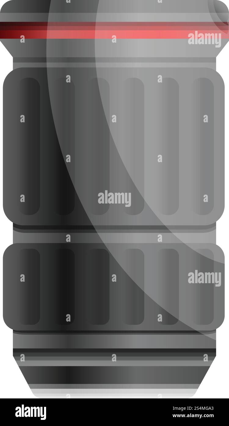 Camera new lens icon. Cartoon of camera new lens vector icon for web ...