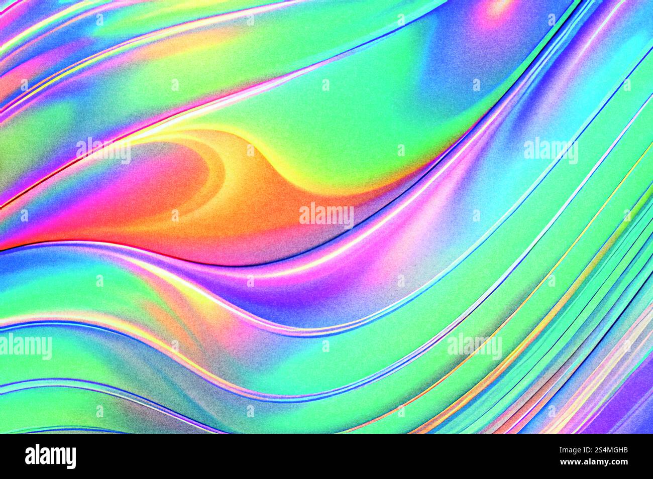 This artwork showcases a vibrant, abstract gradient with smooth ...