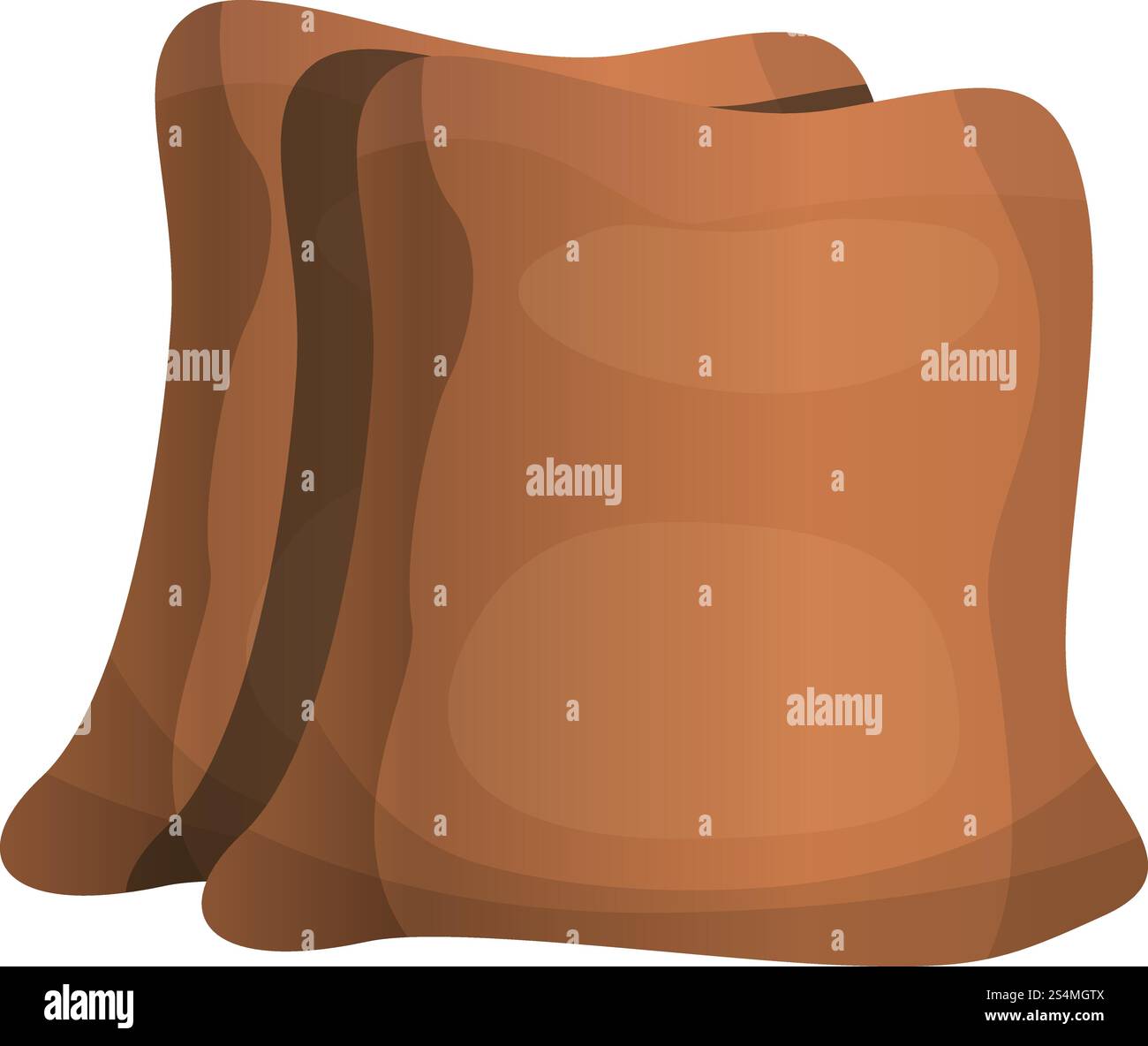 Sack of rice icon. Cartoon of sack of rice vector icon for web design ...