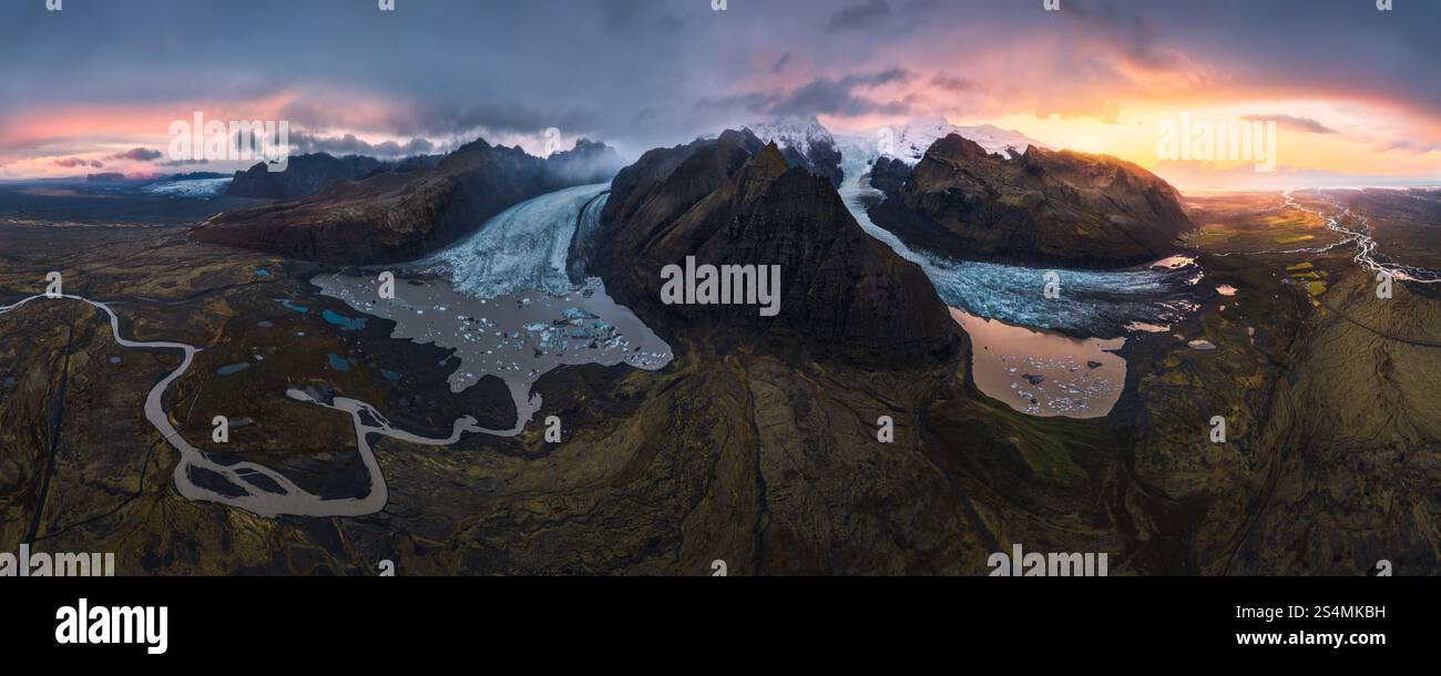 Lake water winding winding mountains and rivers hi-res stock ...
