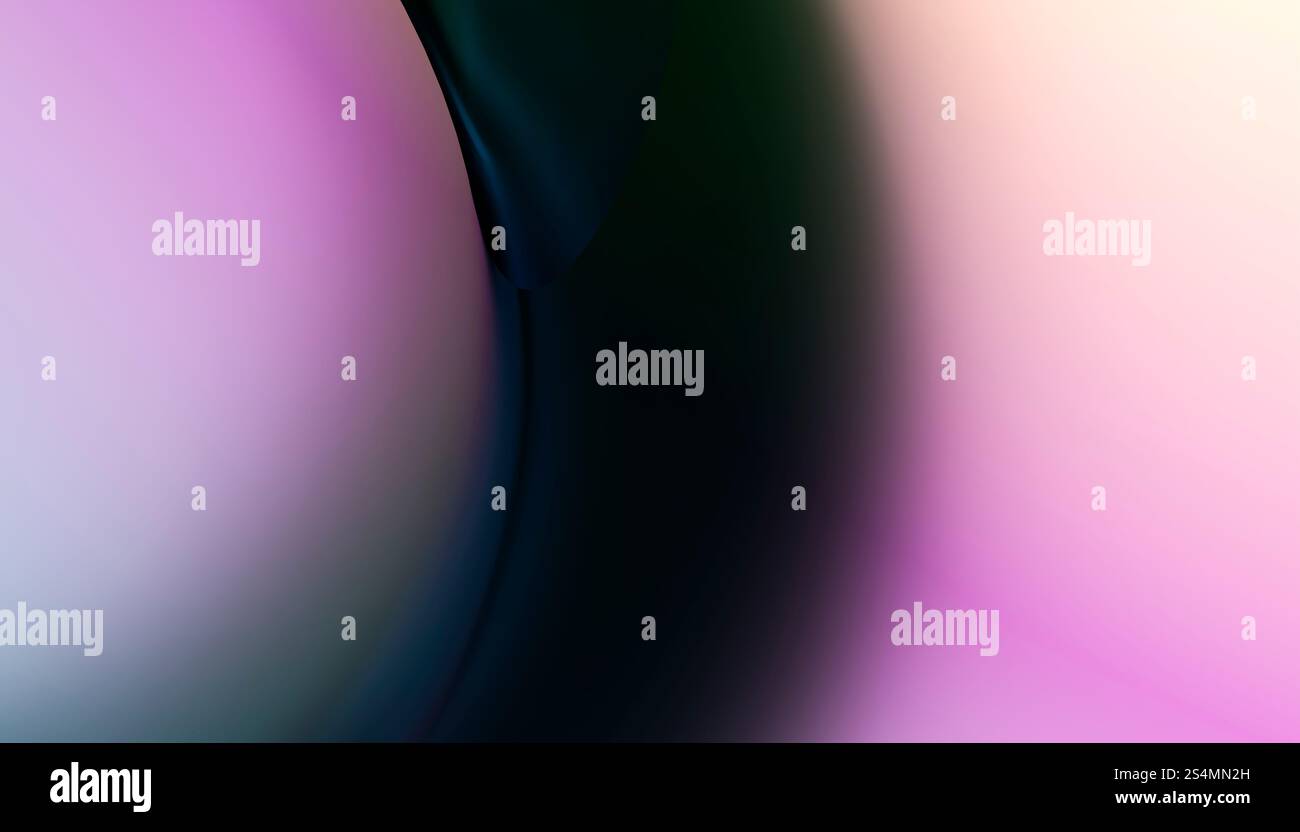 This image features a smooth transition from pink to black in a ...