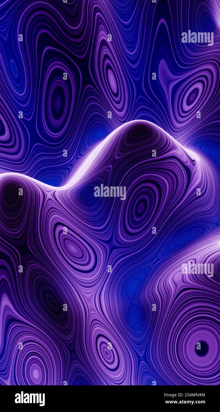 Swirling designs in deep purple hi-res stock photography and images - Alamy