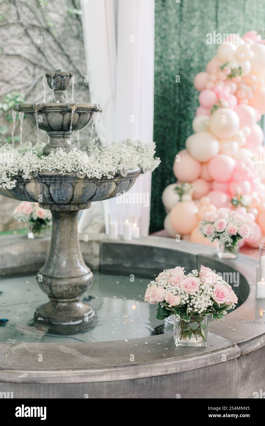 Babys breath fountain hi-res stock photography and images - Alamy