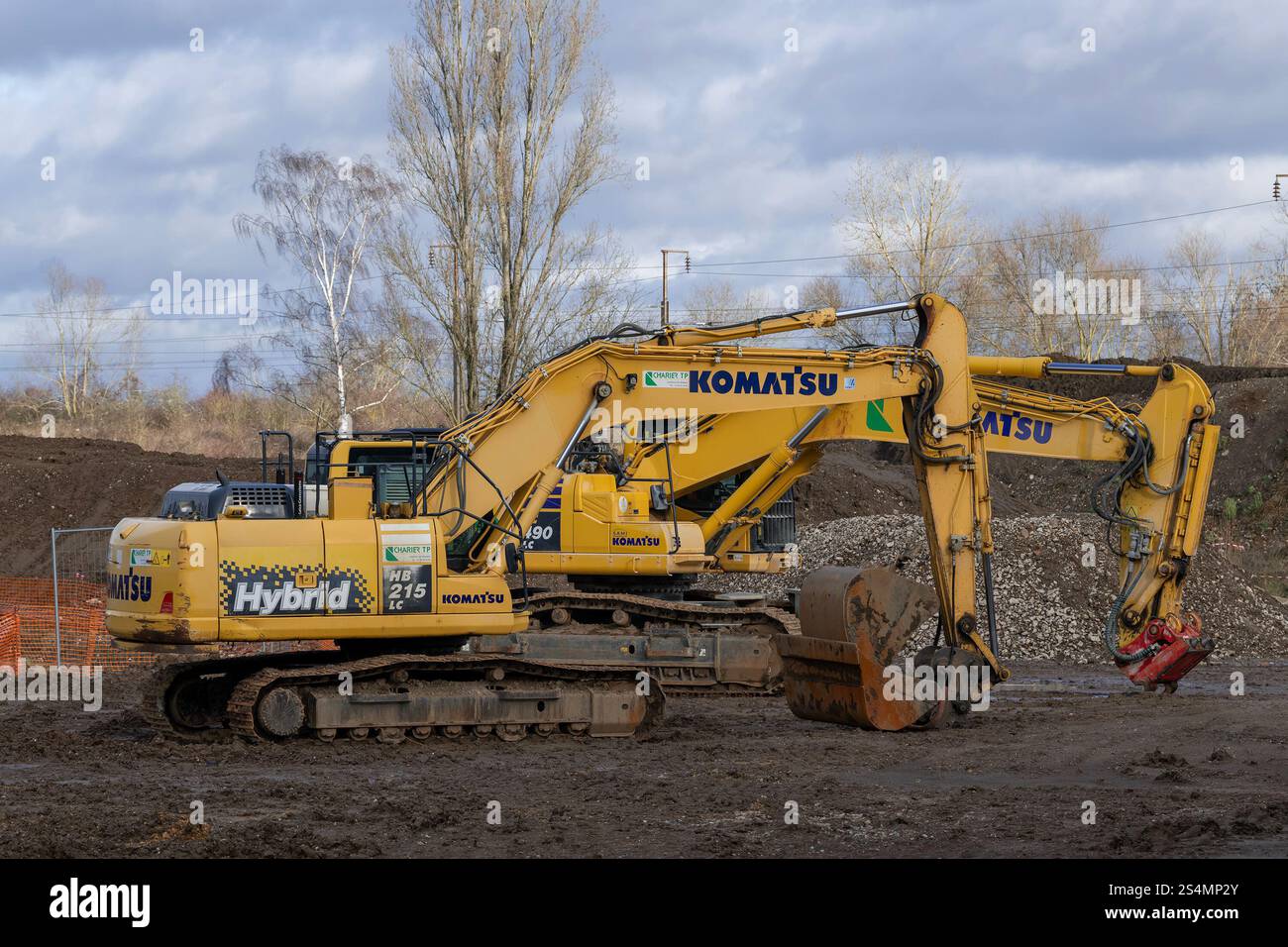 Komatsu hb215 hi-res stock photography and images - Alamy