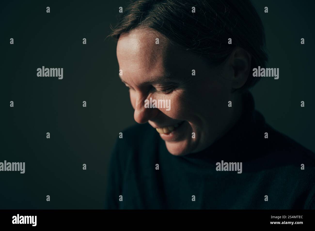 Shy mature woman hi-res stock photography and images - Alamy