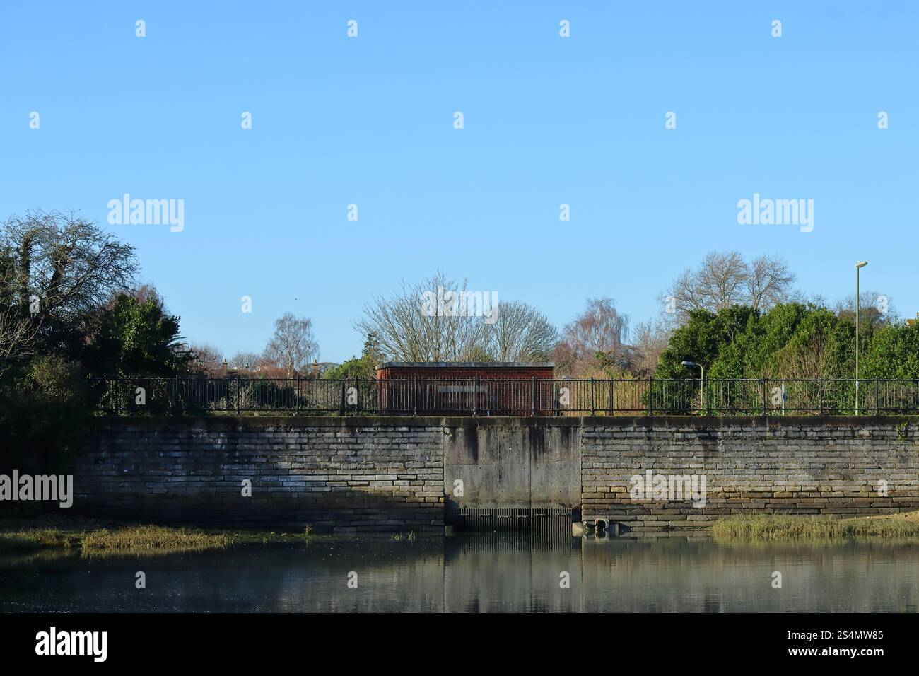 Gosport, Hampshire, England. 2 January 2025. The bridge beneath the ...