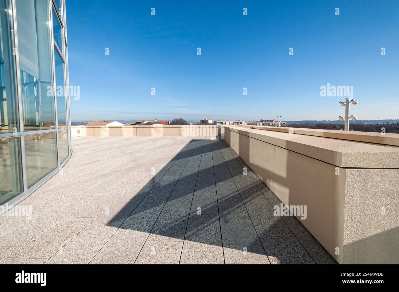 Luma Tower, terrace of the iconic new museum by Frank Gehry in old ...