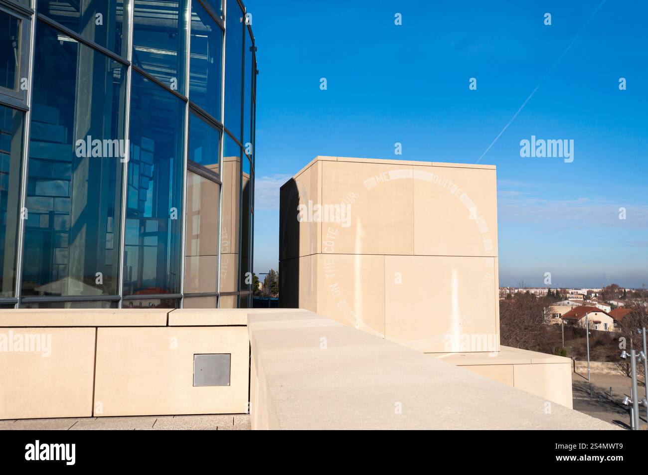 Luma Tower, terrace of the iconic new museum by Frank Gehry in old ...