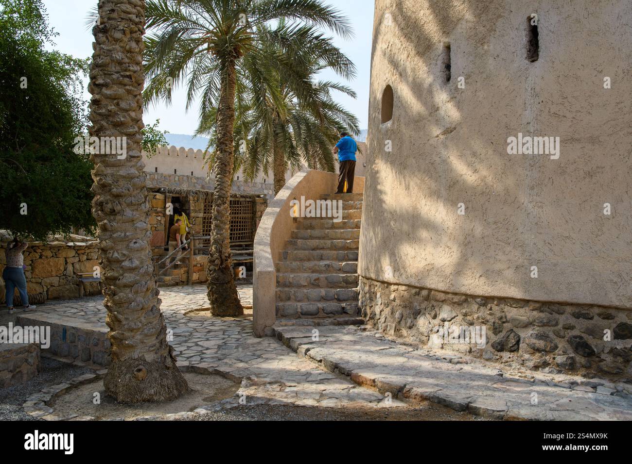 Khasab, Oman - January 1, 2025: Tourists explore the historic Khasab ...