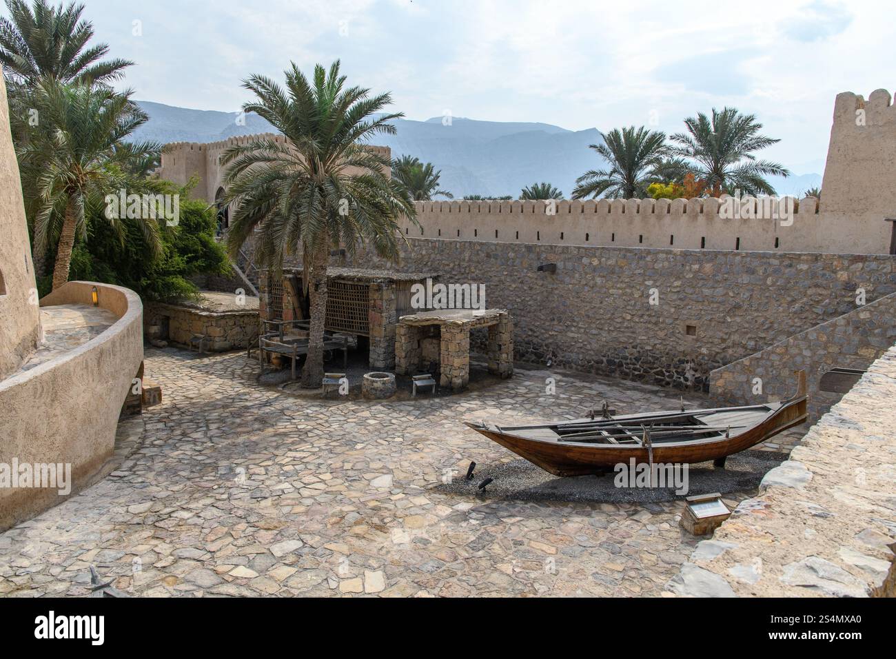 Khasab, Oman - January 1, 2025: The historic Khasab Castle stands ...