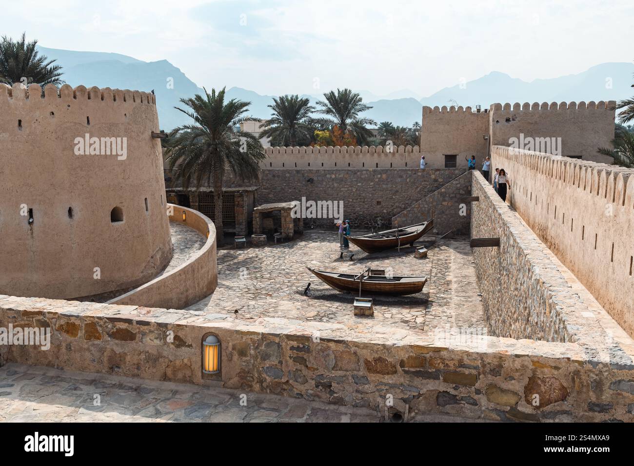 Khasab, Oman - January 1, 2025: The historic Khasab Castle stands ...
