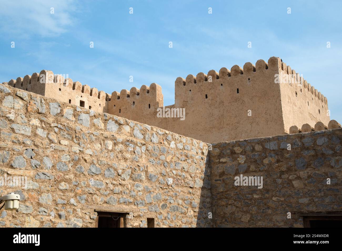 Khasab, Oman - January 1, 2025: The historic Khasab Castle stands ...