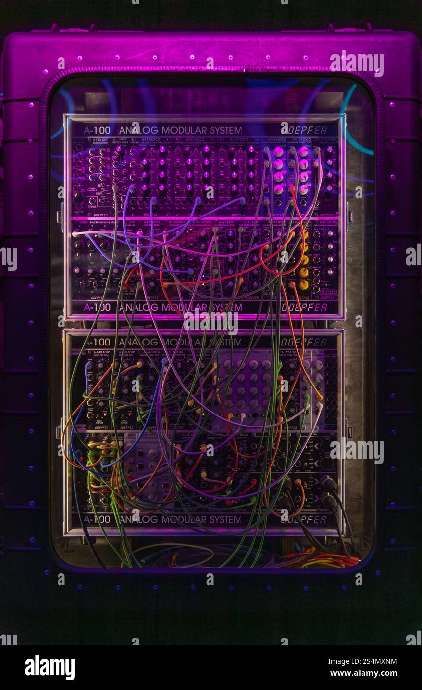 Amsterdam, the Netherlands. 23 March 2024. The Doepfer A-100 is an ...