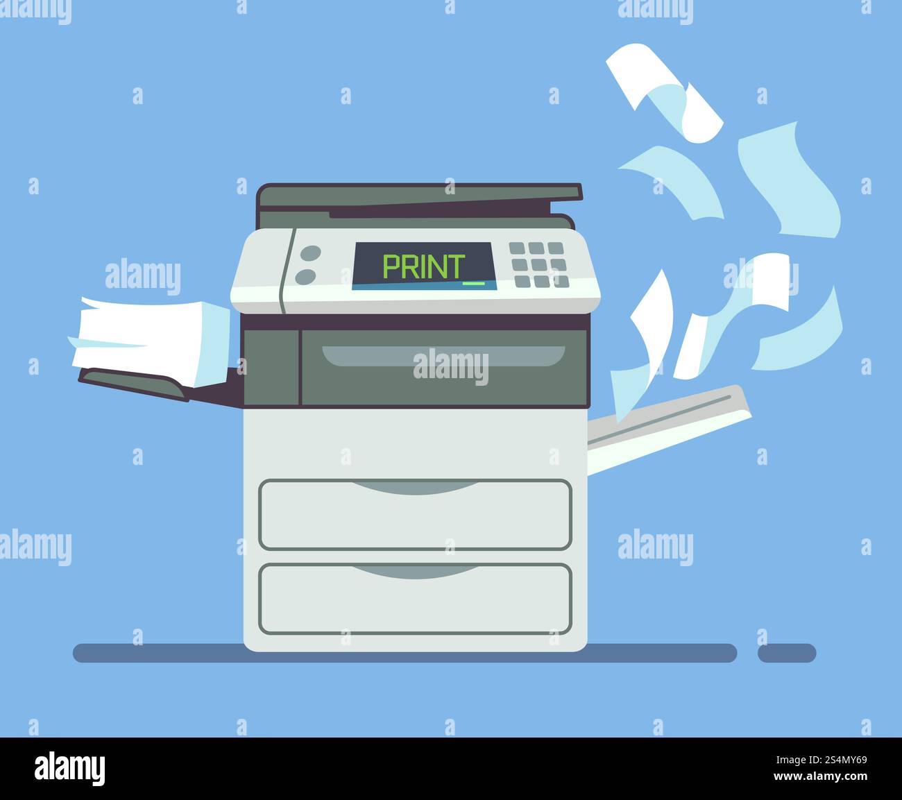 Professional office copier, multifunction printer printing paper ...