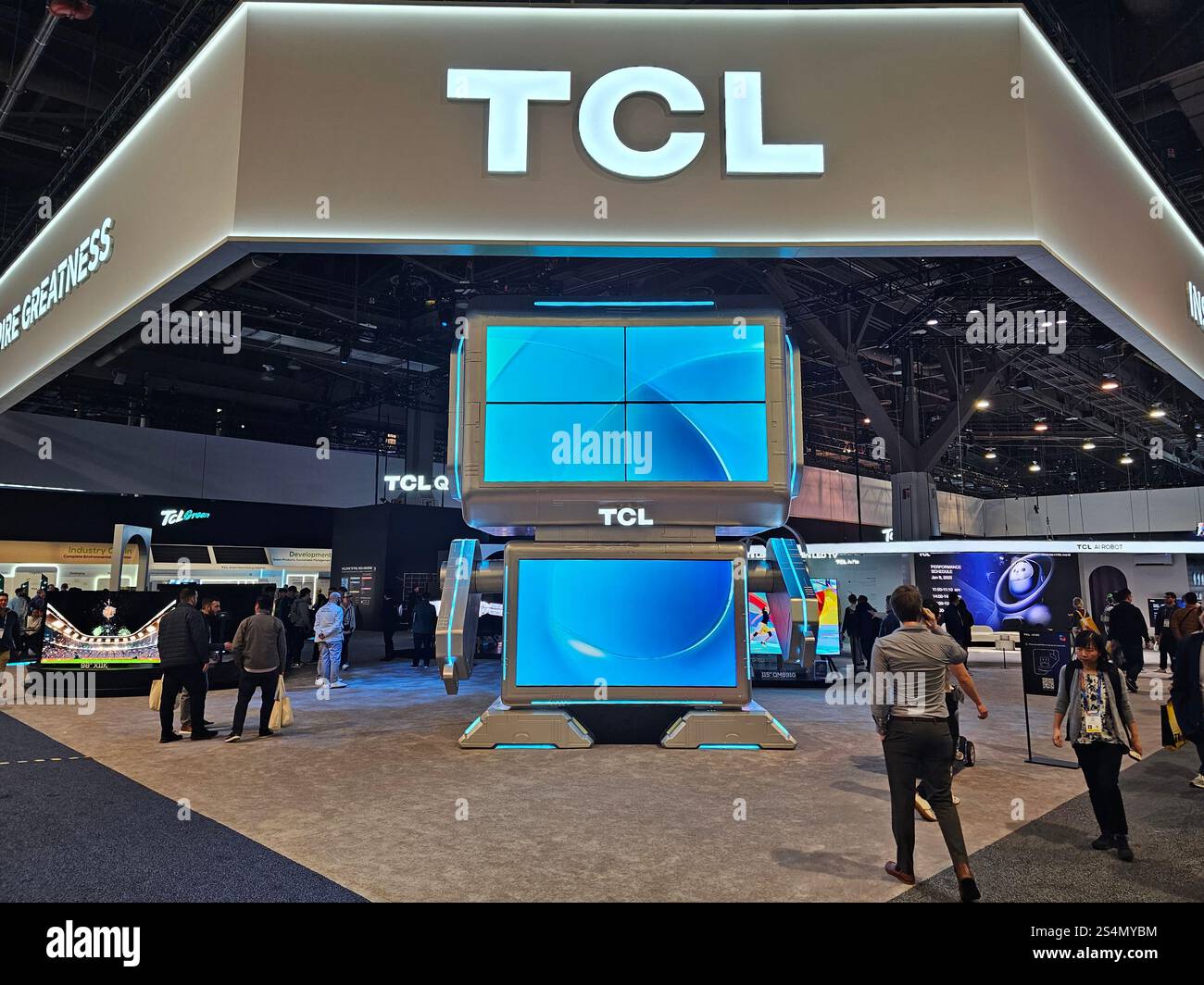 Las Vegas, USA – January 8th, 2025: TCL booth on CES 2025 Stock Photo - Alamy