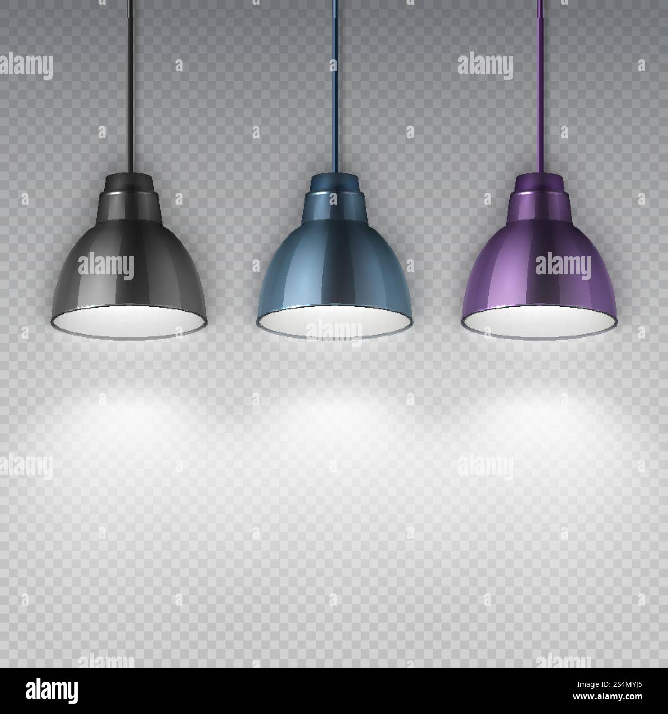 Vintage hang chrome electric ceiling lamps. Office retro chandeliers ...