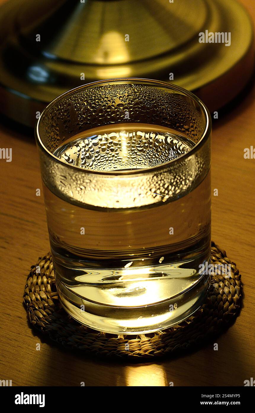 A glass of hot water Stock Photo - Alamy